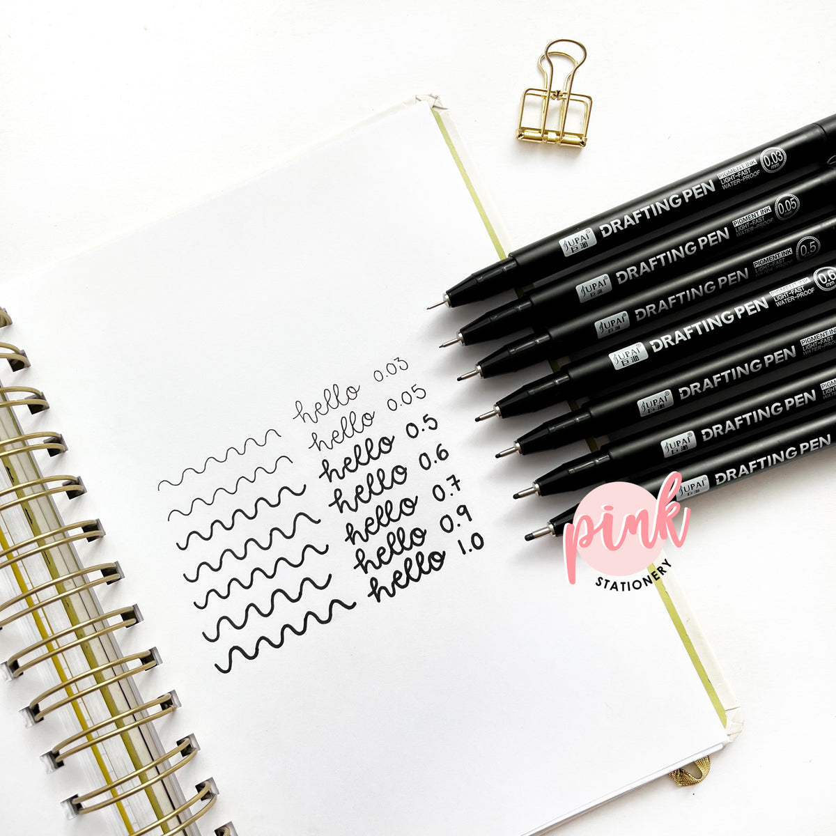 Estilógrafo “Drafting Pen” – Pink Stationery